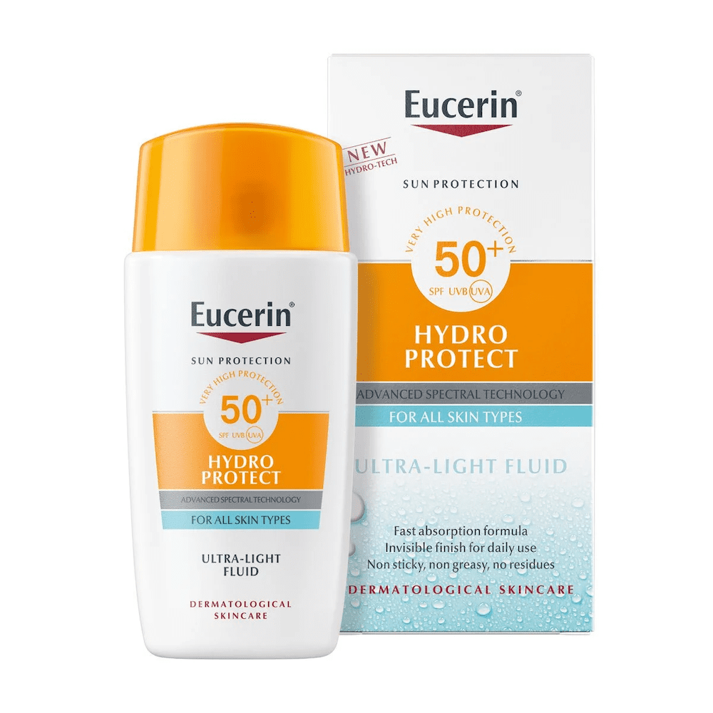 EUCERIN SUN FACE HYDRO PROTECT ULTRA-LIGHT FLUID SPF50+ - skinboutique.gt
